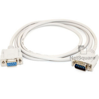 Serial Extension RS232 Male to Female Cable 9-Pin DB9 Straight Through ...