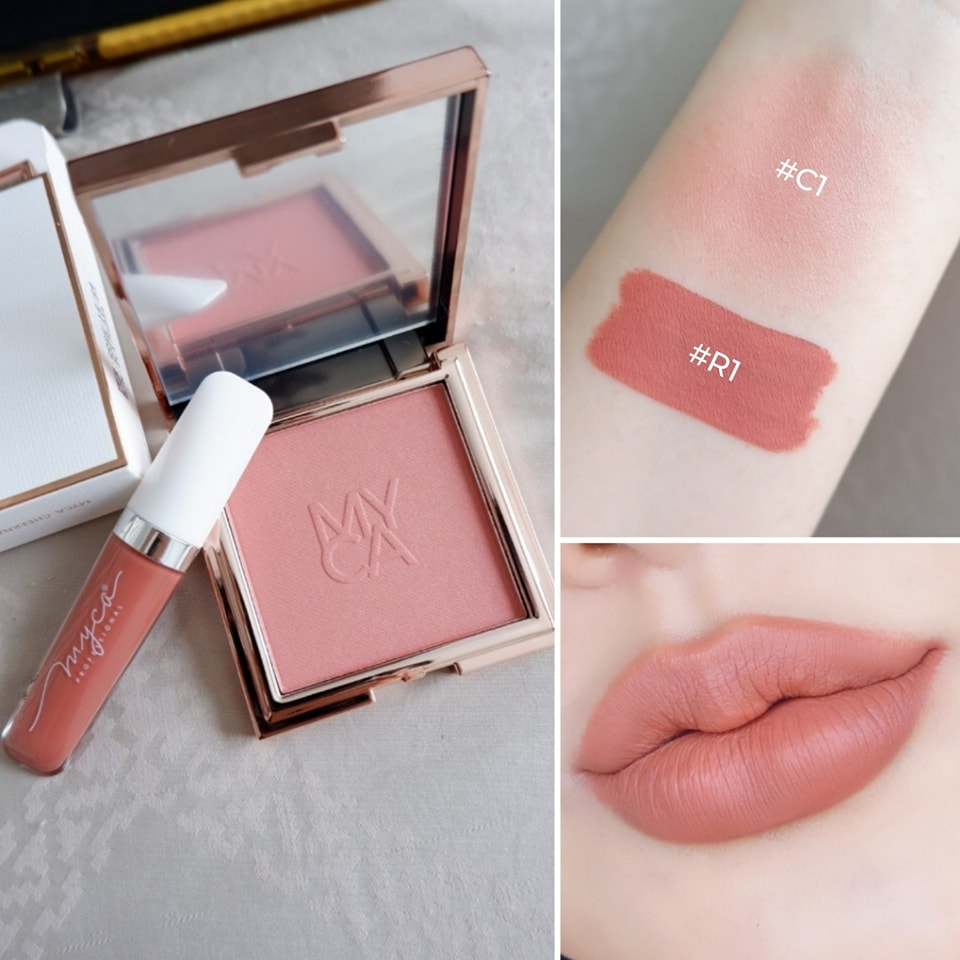 แพ็คคู่ ลิปสติก Myca Madmatte+บลัชออน Myca Cheeknature | Shopee Thailand