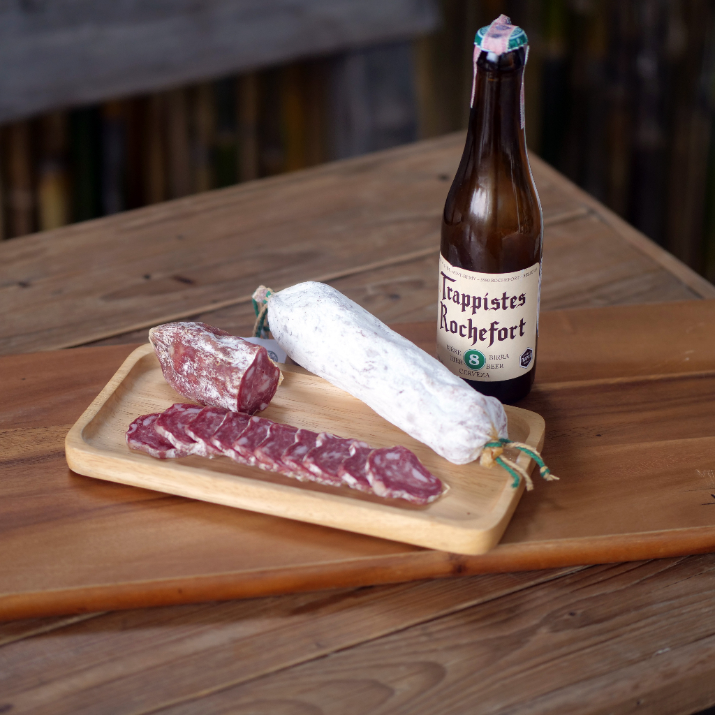 Saucisson Belgian beer Salami Charcuterie Belgium Dried Sausage Natural ...