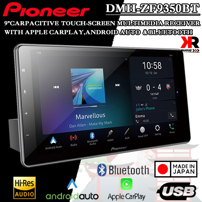 (สินค้าพร้อมจัดส่ง) PIONEER DMH-ZF9350BT เครื่องเล่น USB/ Bluetooth/ wi-fi หน้าจอขนาด 9" WVGA ...