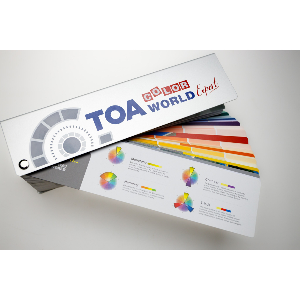 TOA Color World Expert Fandeck พัดสี TOA พัดสีเล่มใหม่ ใบพัดสี ทีโอเอ ...