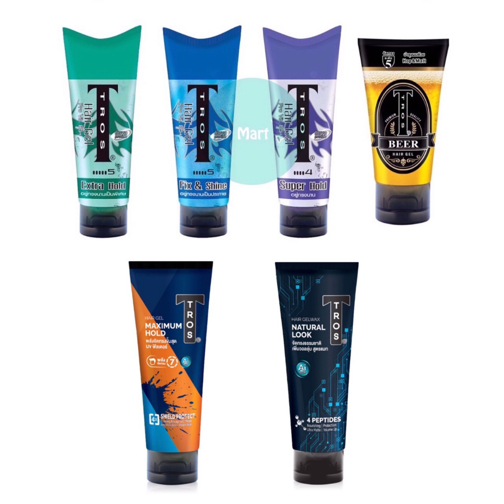 Tros hair gel ทรอส เจลแต่งผม จัดแต่งทรงผม (เลือกสูตรได้) | Shopee Thailand