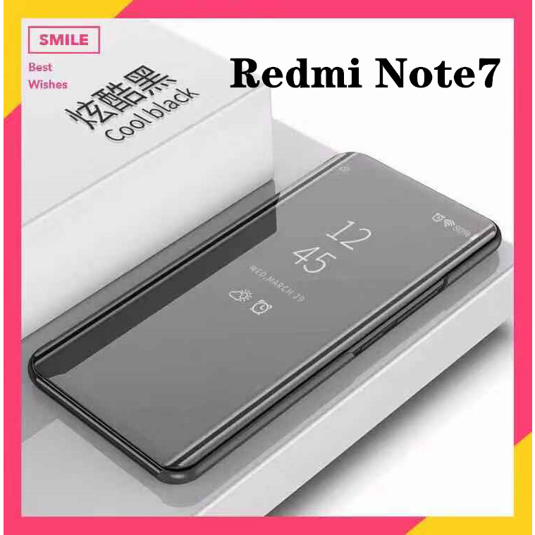 เคสเปิดปิดเงา Case Xiaomi Redmi Note7 เคสฝาเปิดปิดเงา กันกระแทกตั้งได้Smartcase | Shopee Thailand