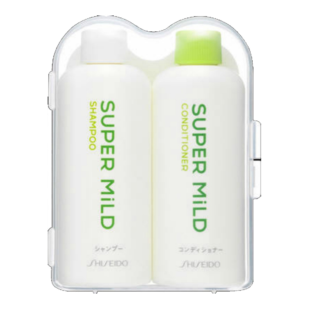 แชมพูและครีมนวด ชิเซโด้ Shiseido Super Mild เซตเดินทาง Travel Set Fine ...