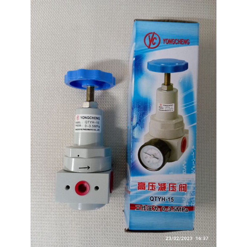 YONGCHENG QTYH-15 เครื่องควบคุมความดันนิวเเมติก 0-3.5MPa(35bar)**ของแท้ ...
