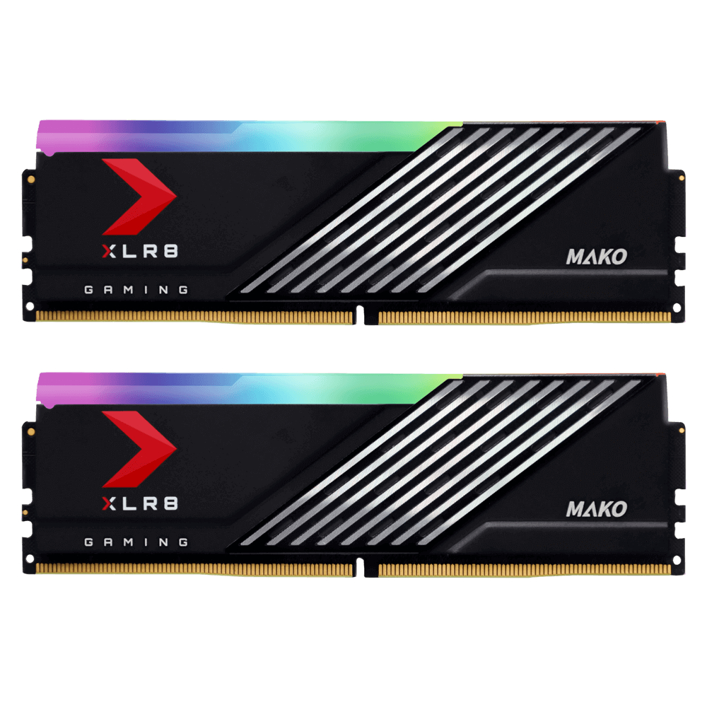 PNY Ram XLR8 Gaming MAKO RGB DDR5 32GB Kit (2x16GB) 6000MHz Desktop ...