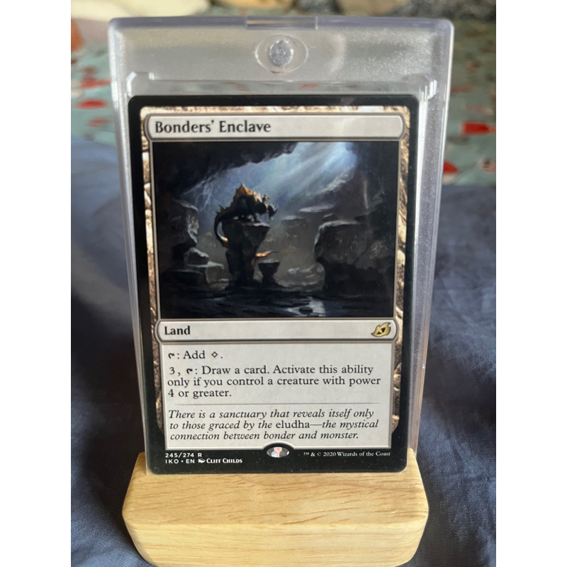 การ์ด MTG Bonder’s Enclave Land Magic the gathering EDH รุ่น Ikoria ...