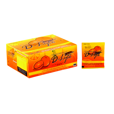 D - Lyte Orange เครื่องดื่มเกลือแร่ชนิดผง รสส้ม ดี-ไลท์ (1 กล่อง บรรจุ 50 ซอง) | Shopee Thailand