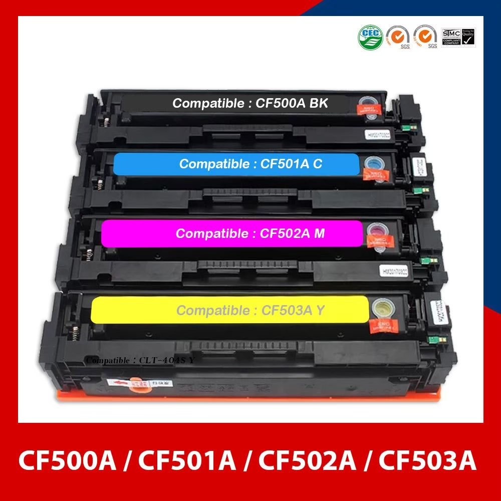 CF500A CF501A CF502A CF503A หมึกเทียบเท่า HP 202A For HP Color LaserJet ...