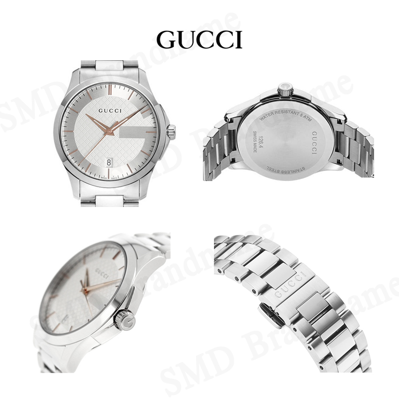 Gucci นาฬิกาข้อมือ รุ่น G-Timeless Silver Dial Stainless Steel Quartz ...
