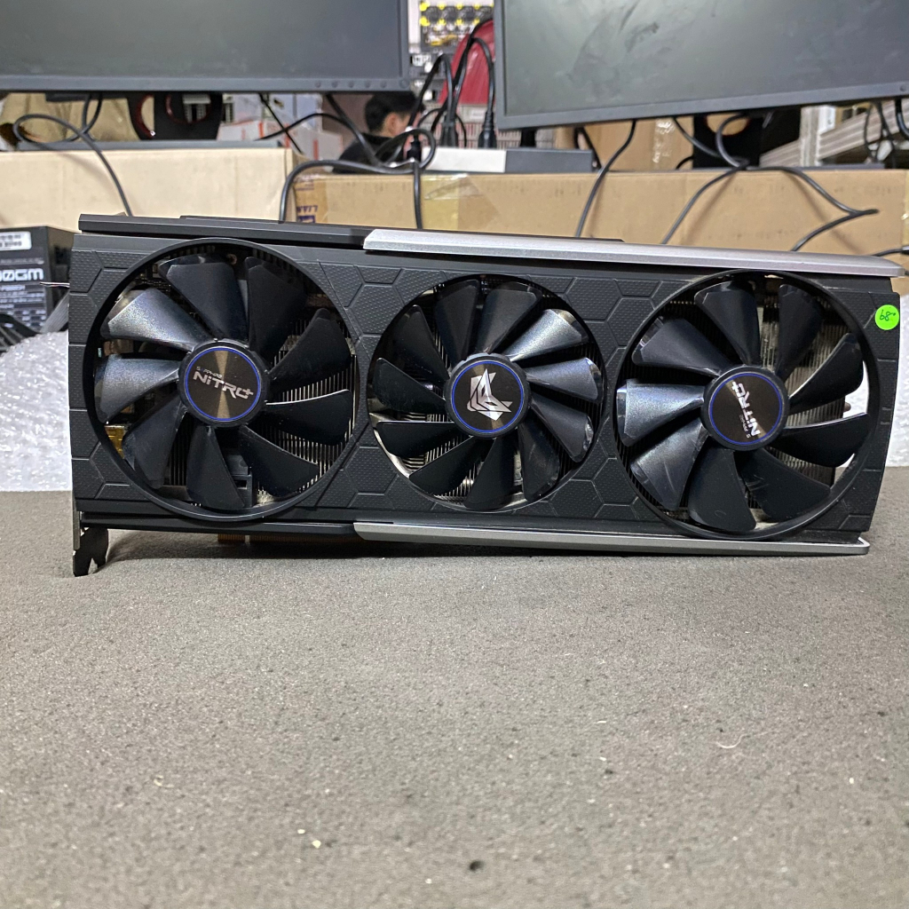 การ์ดจอ VGA SAPPHIRE NITRO+ Radeon RX 5700XT 8G GDDR6 ใช้งานปกติ พัดลม ...