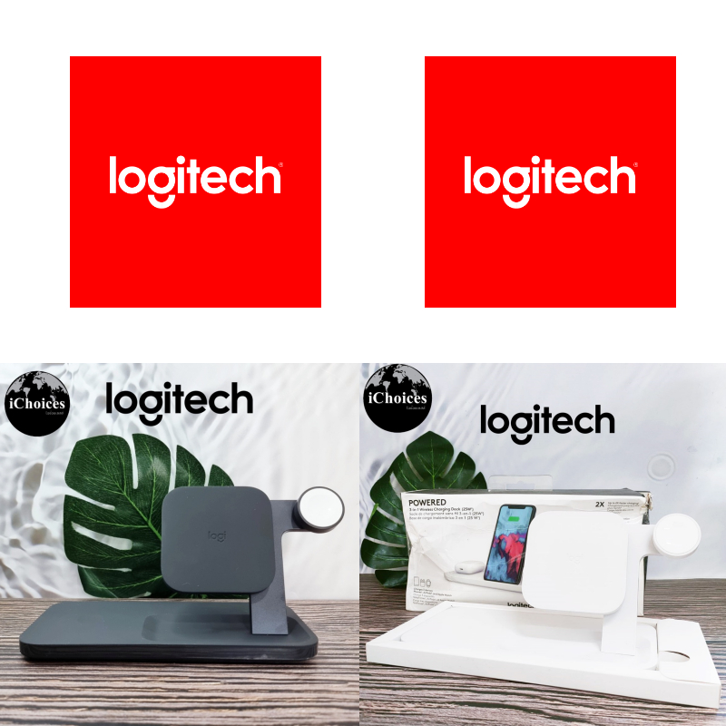 [Logitech] Powered 3-in-1 Qi Wireless Charging Dock โลจิเทค แท่นชาร์จ ...