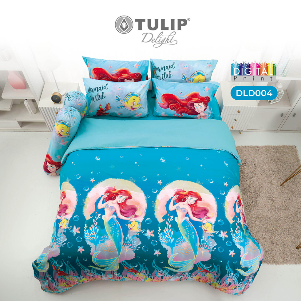 TULIP Delight เจ้าหญิง Ariel Princess พิมพ์ดิจิตอล DLD004 ลิขสิทธิ์แท้ ...