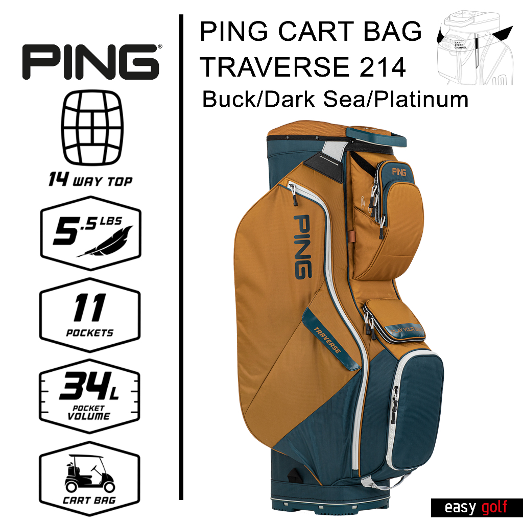 PING BAG TRAVERSE 214 PING CART BAG ถุงกอล์ฟ | Shopee Thailand