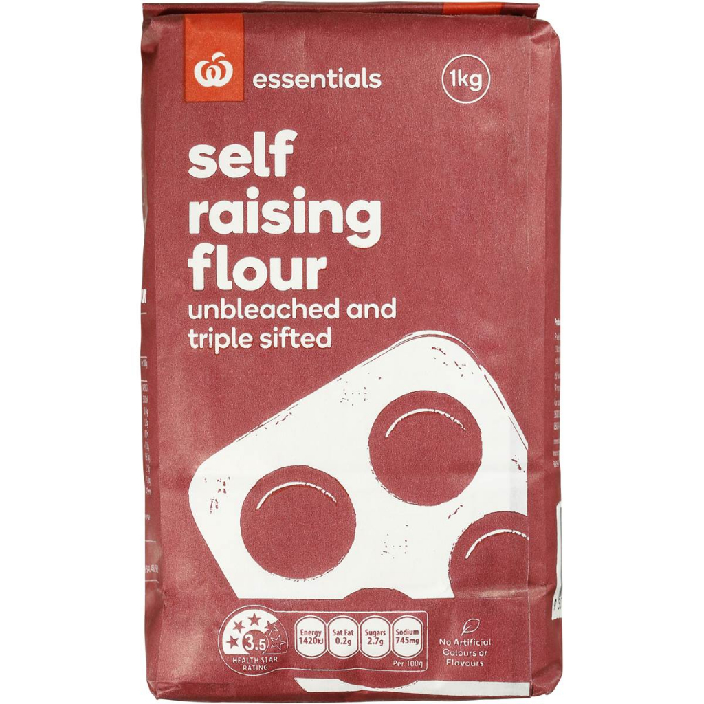 Self Raising Flour Woolworths 1 KG/แป้งเลี้ยงตัวเอง วูลเวิร์ธ 1 กก ...