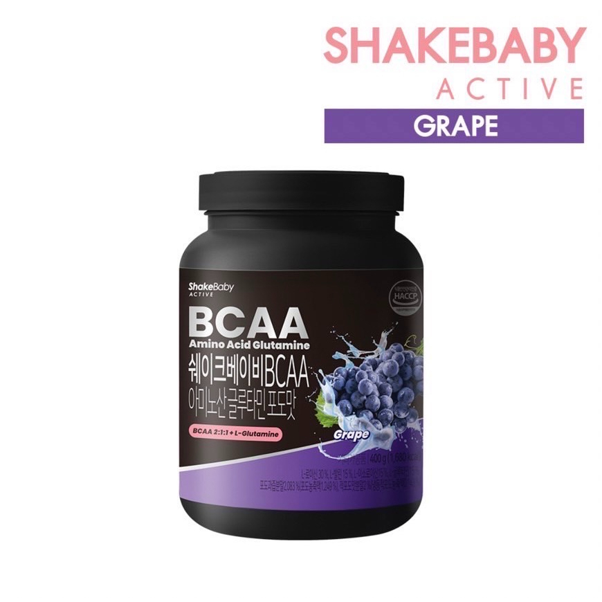 ของแท้ พร้อมส่ง โปรตีนเกาหลี Shake Baby Protein Shake BCAAs GRAPE | Shopee Thailand