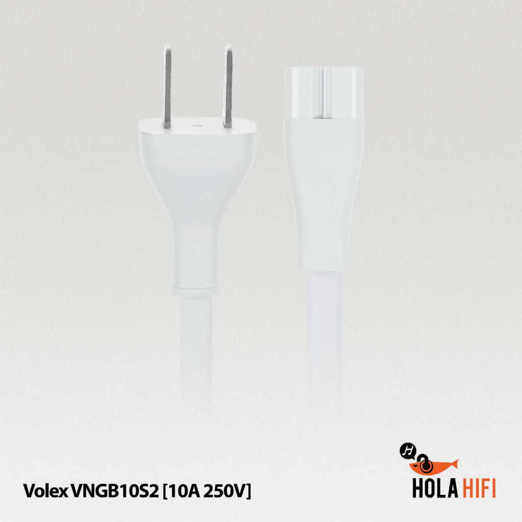 สายไฟ AC 2 รู Volex 0.8 เมตร สีขาว สินค้าของแท้ | Shopee Thailand