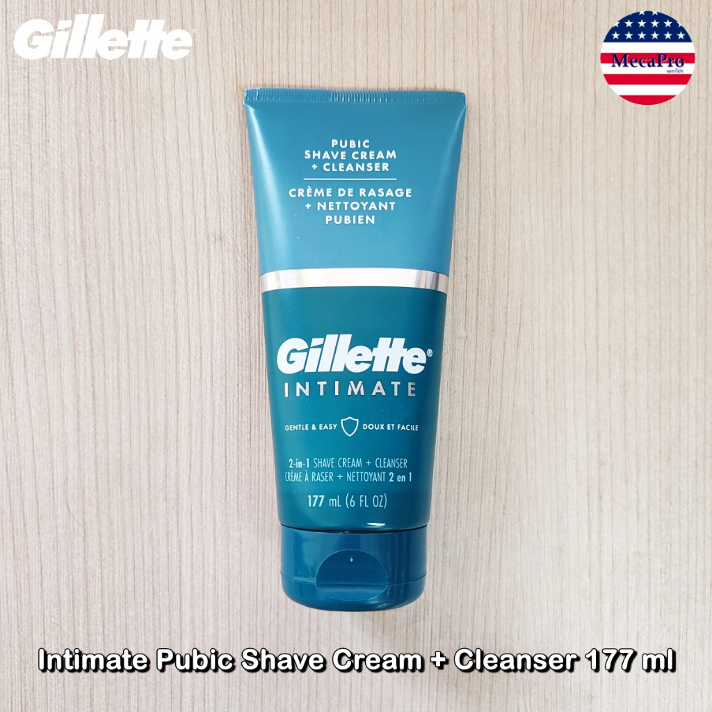 Gillette® Intimate Pubic Shave Cream + Cleanser 177ml ครีมโกนขน ...