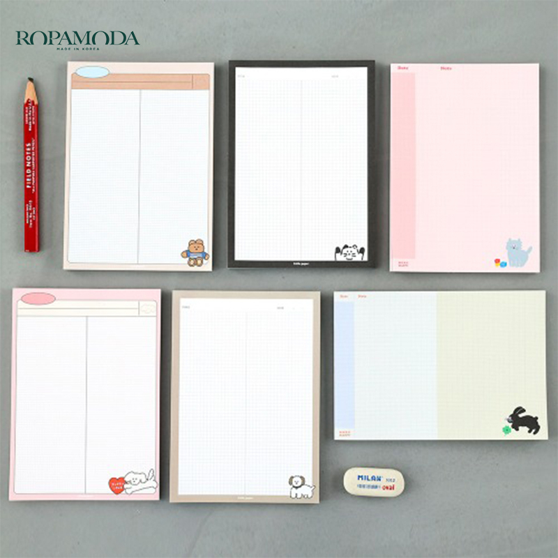 Ropamoda x Romane A5 Memopad สินค้าลิขสิทธิ์แท้จากแบรนด์โรมาเน่ Brunch Brother Made in Korea ...