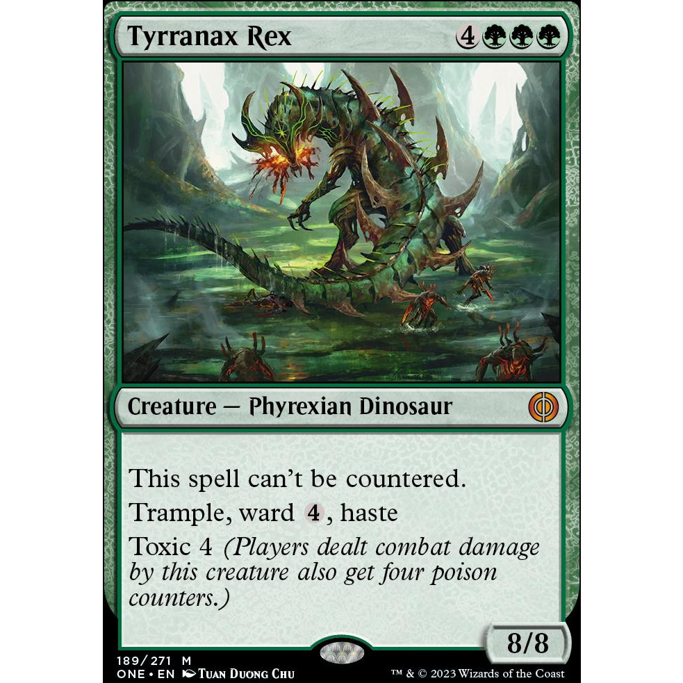 [MTG][Single][ONE] Tyrranax Rex ระดับ Mythic [ภาษาอังกฤษ] | Shopee Thailand
