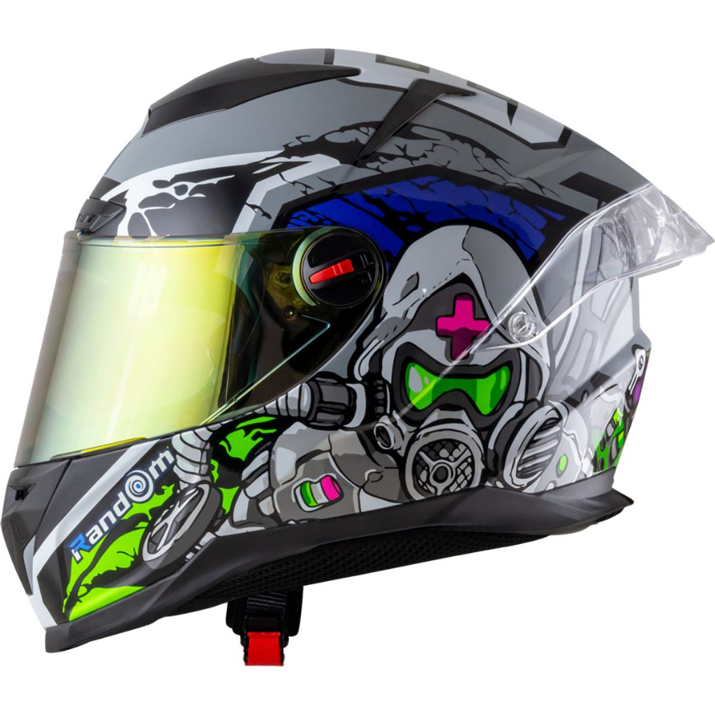 หมวกกัน น็อค เต็มใบ Random helmet RD CZ-R BT | Shopee Thailand