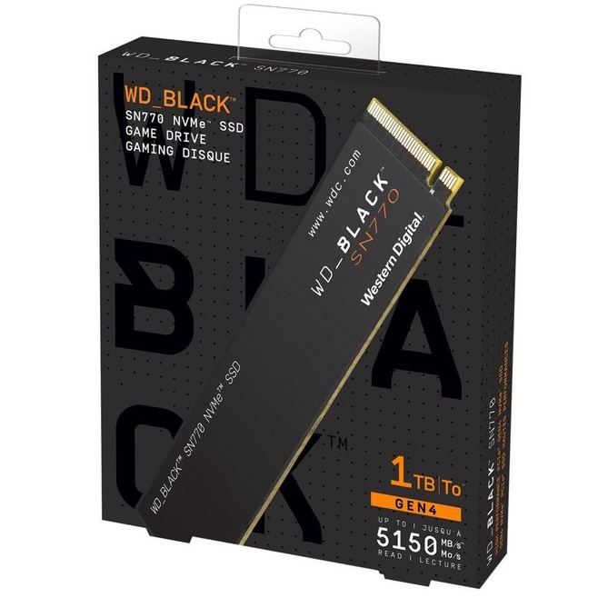 WD BLACK SN770 1TB - PCIe 4/NVMe M.2 2280 (WDS100T3X0E) | Shopee Thailand