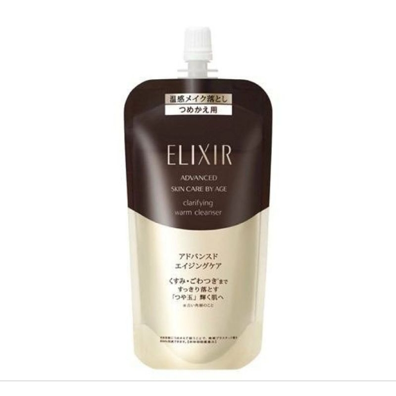 ถุงเติม refill Elixir Advanced Clear Hot Cleansing Gel AD 160 ml. make up remover คลีนซิ่งเจล ...