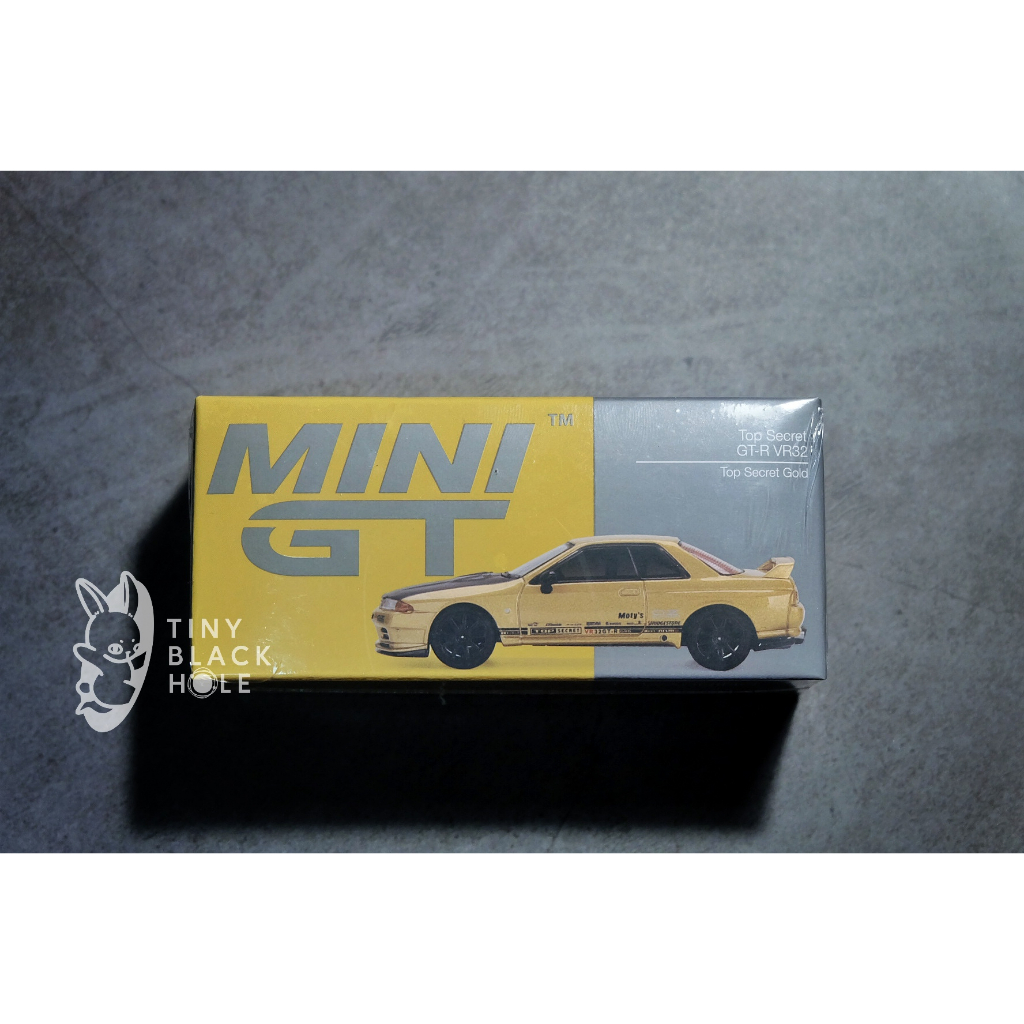 Mini GT: Top Secret Nissan Skyline GT-R VR32 Top Secret Gold - Japan ...