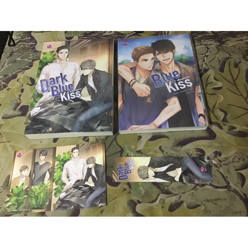 dark blue kiss+blue kiss (มือสองตำหนิเยอะ ที่คั่นไม่ครบ ขายยกชุด) | Shopee Thailand