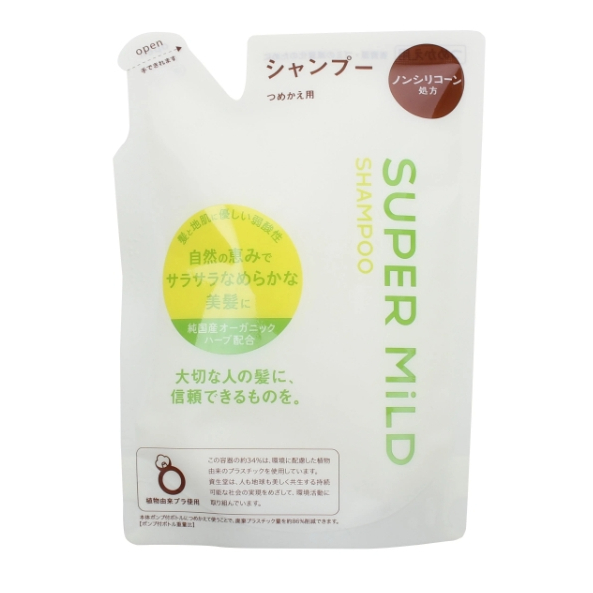 Shiseido Super Mild Shampoo Refill (Herbal/Mildly Acidic/400 mL) แชมพู ...