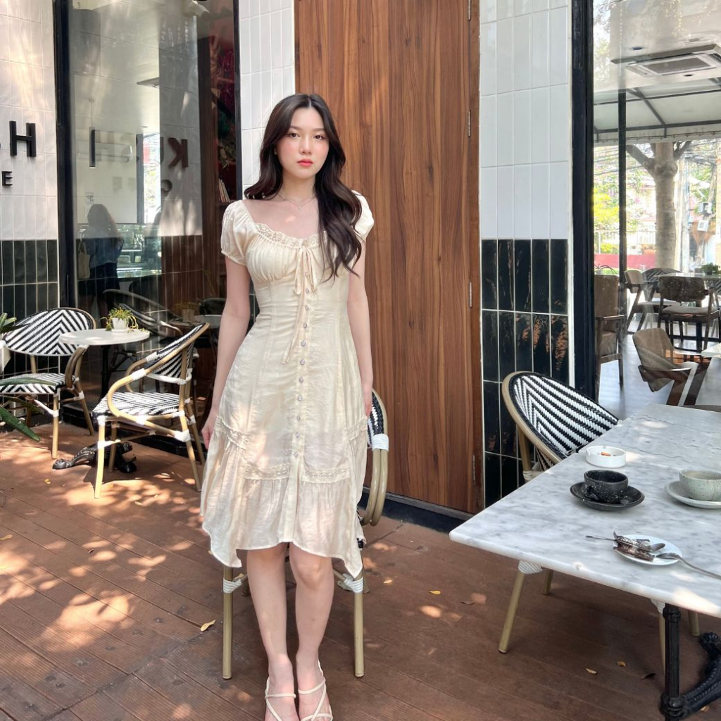 ชุดเดรส Linda Dress | PJKK.STUDLO | Shopee Thailand