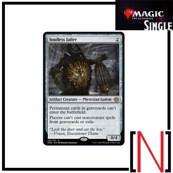 [MTG][Single][ONE] Soulless Jailer ระดับ Rare [ภาษาอังกฤษ] | Shopee ...