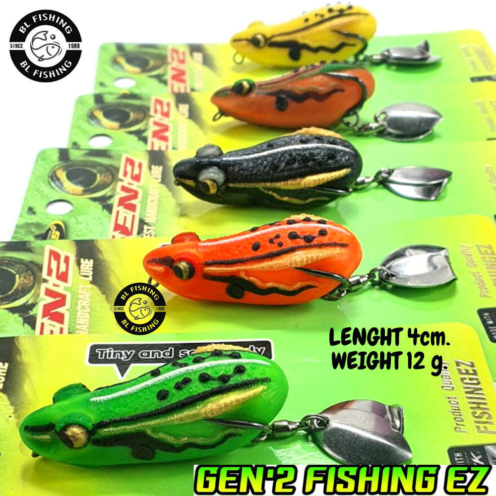 กบยาง GEN’2 FISHING EZ (รุ่นปรับปรุงใหม่ ชุดตัวเบ็ด FGS+) | Shopee Thailand