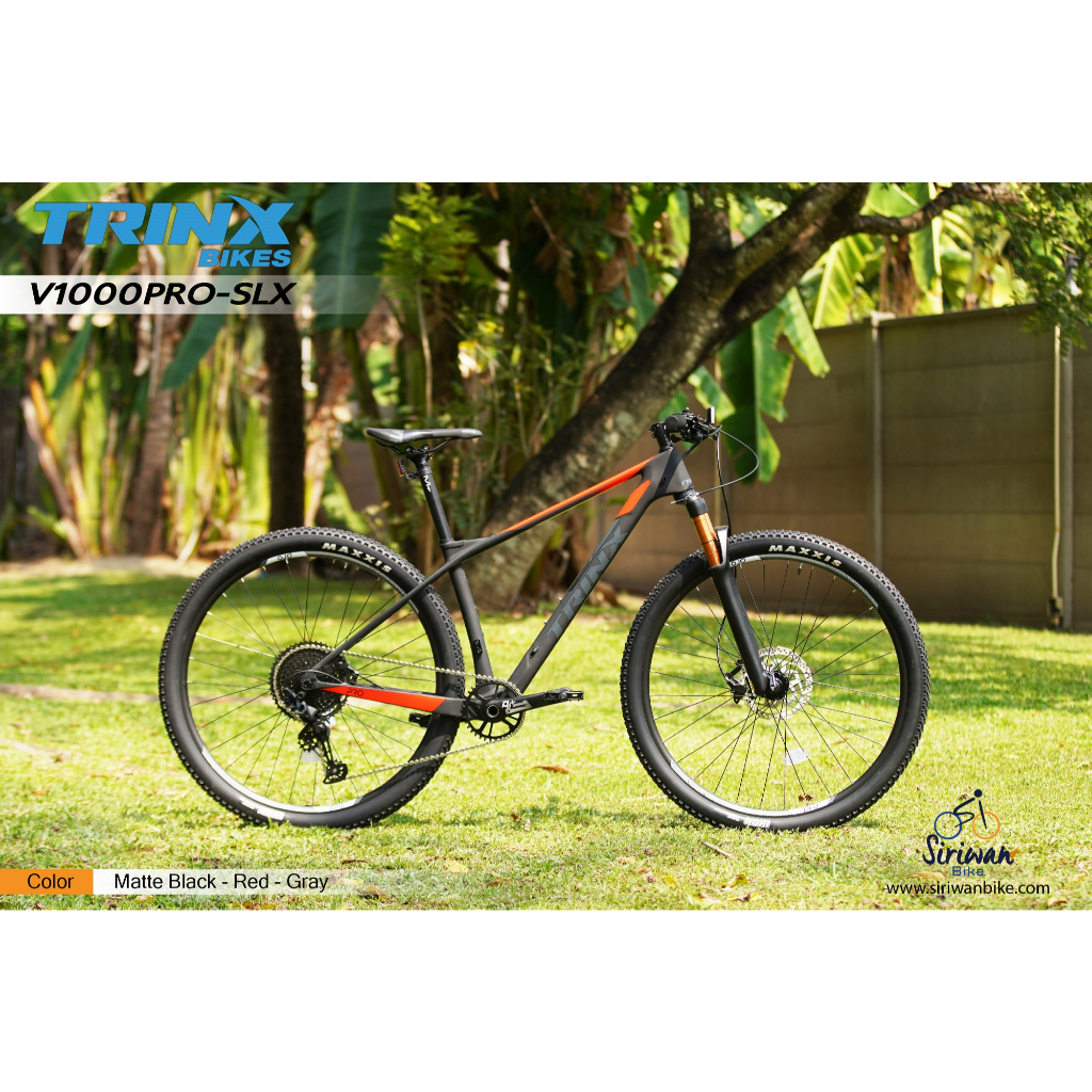 TRINX V1000 Pro เสือภูเขาเฟรมคาร์บอน ล้อ 29 SHIMANO SLX 1X12 สปีท ...