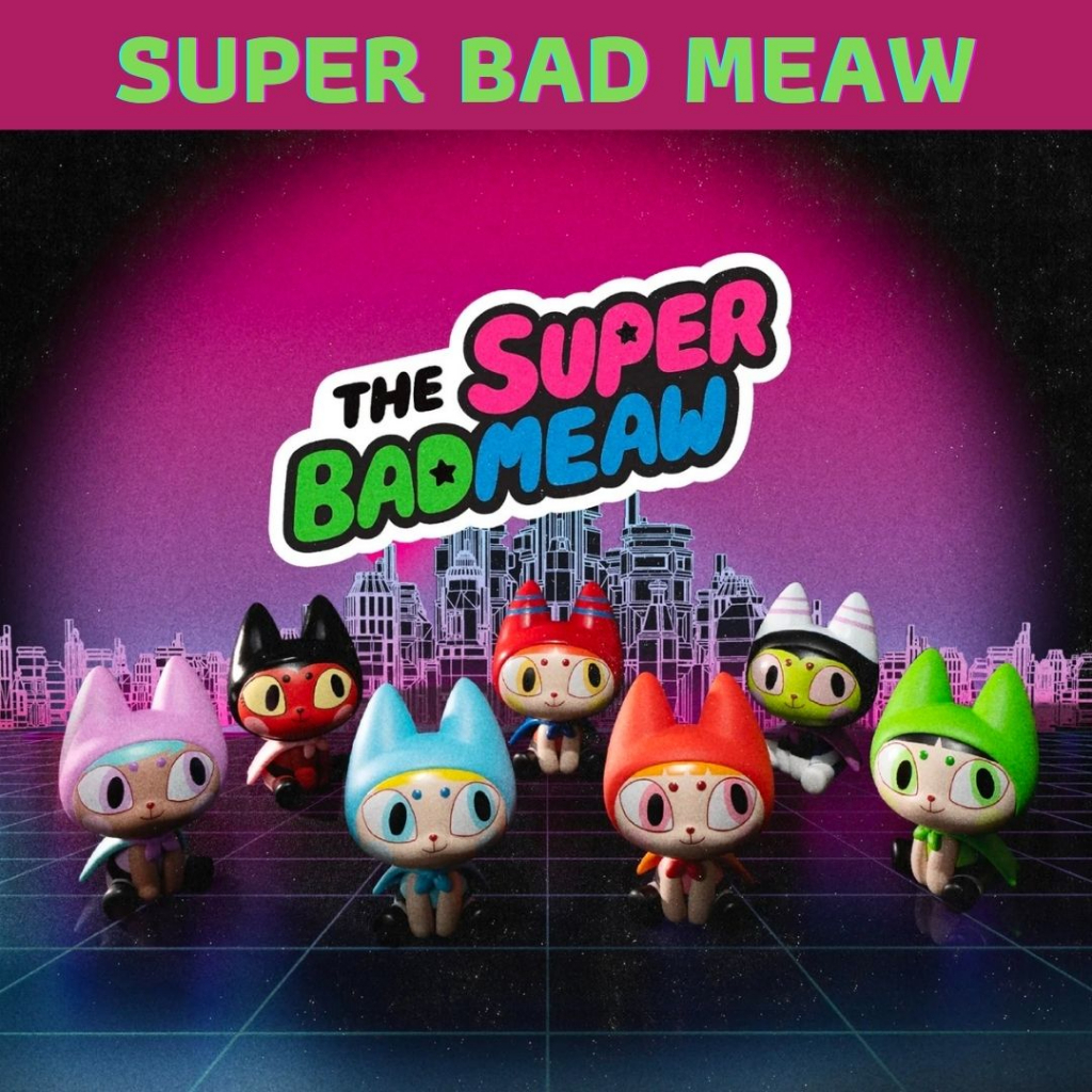 💕พร้อมส่ง💕 Super Bad Meaw ยกกล่อง ลุ้น Secret โมเดล ฟิกเกอร์ การ์ตูน ...