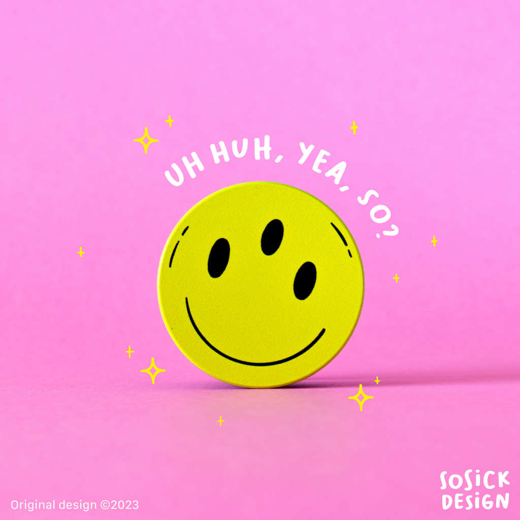 [พร้อมส่ง] SOSiCK - Griptok ที่ติดหลังโทรศัพท์มือถือ กริปต๊อก ขนาด 4 cm ...