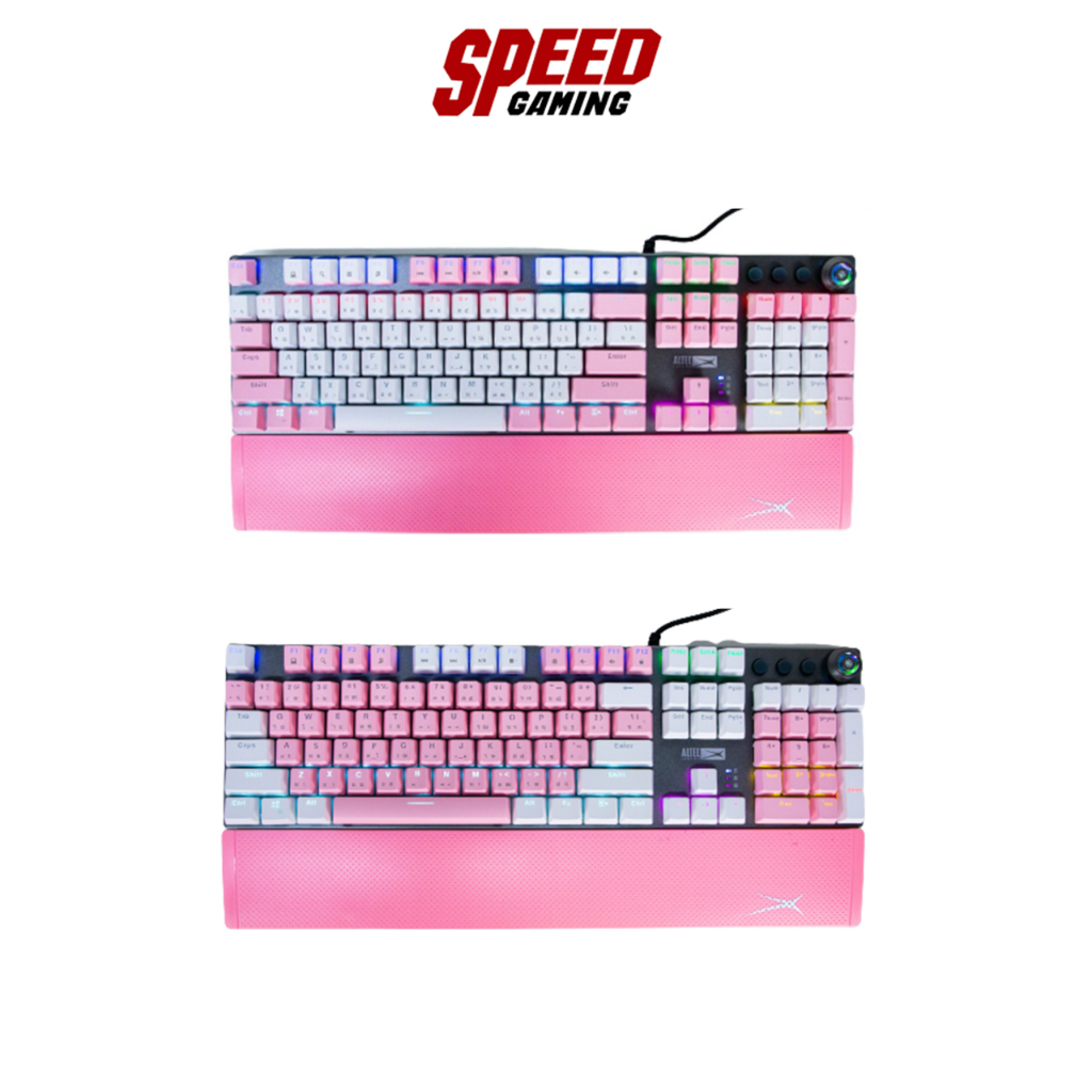 ALTEC LANSING GAMING KEYBOARD BK8614 104 KEYS 60M LIFESPAN BLUE SWITCH ...