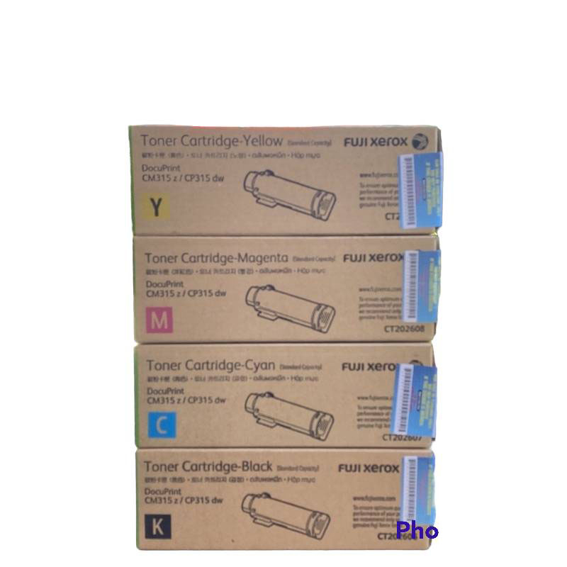 Fuji xerox 315 Bk C M Y ใช้กับเครื่องปริ้น Fuji Xerox Docuprint รุ่น ...