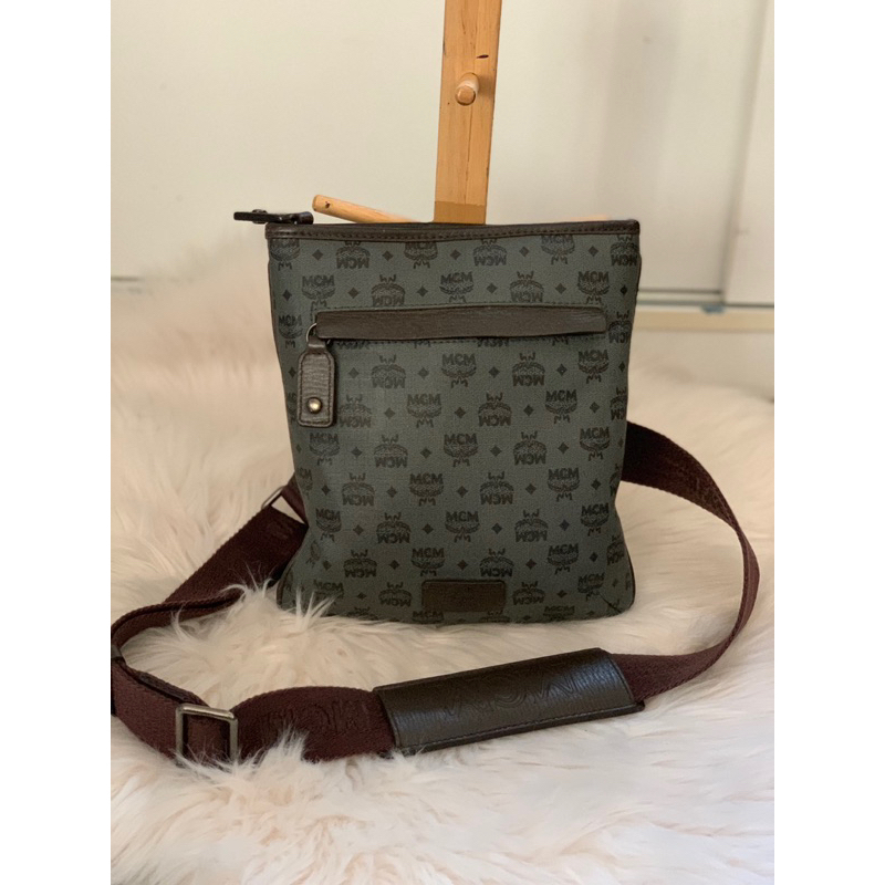 MCM crossbody canvas monogram | Shopee Thailand