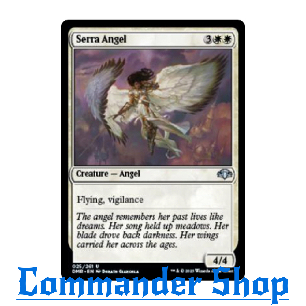 Serra Angel (Creature - Angel) White Mv5 Pw4/Tn4 Flying Vigilance การ์ด ...