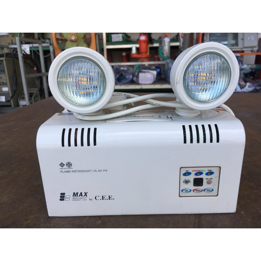 ไฟฉุกเฉิน MAX BRIGHT รุ่น CP07-12 AD มือสอง สภาพดี พร้อมใช้งาน ไม่รวม ...