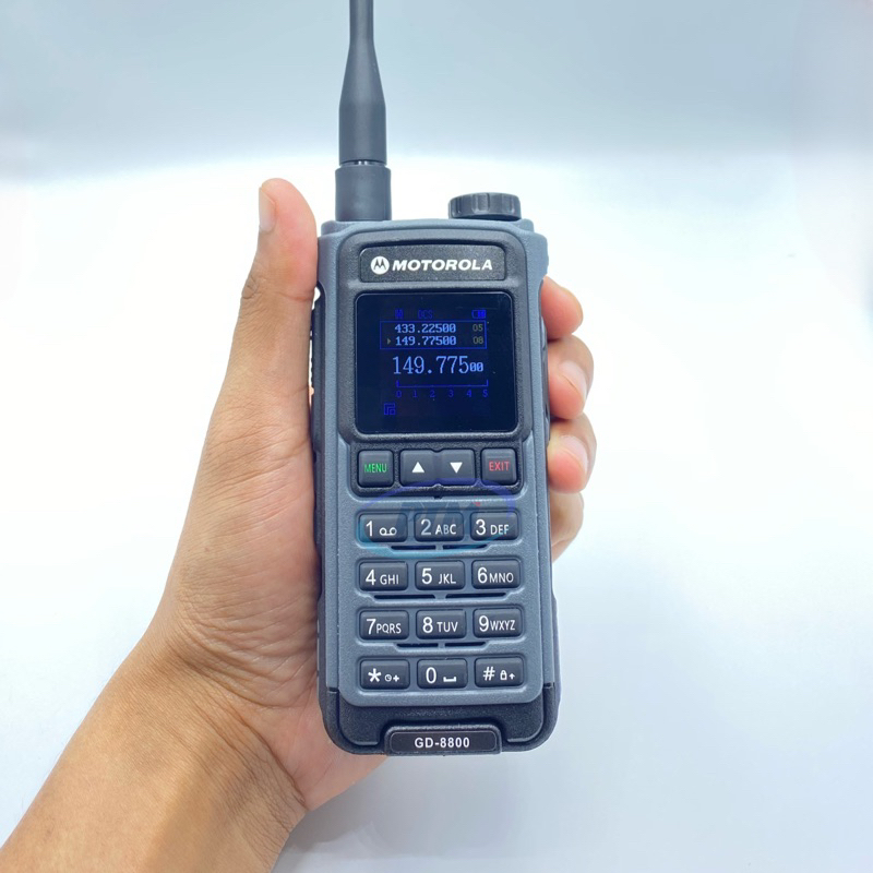 วิทยุสื่อสารใหม่ล่าสุด GP-8800 มี GPS ชาร์จ USB type C ใช้ได้ 4 ความถี่ ...