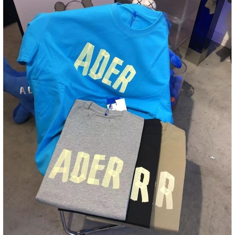 เสื้อยืด ADER ERROR (เทา/น้ำตาล/ฟ้า/ดำ) | Shopee Thailand