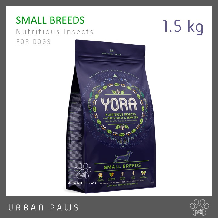[📦ส่งฟรี] อาหารสุนัข Yora - Small Breeds จากโปรตีนแมลง สำหรับสุนัขโต ...