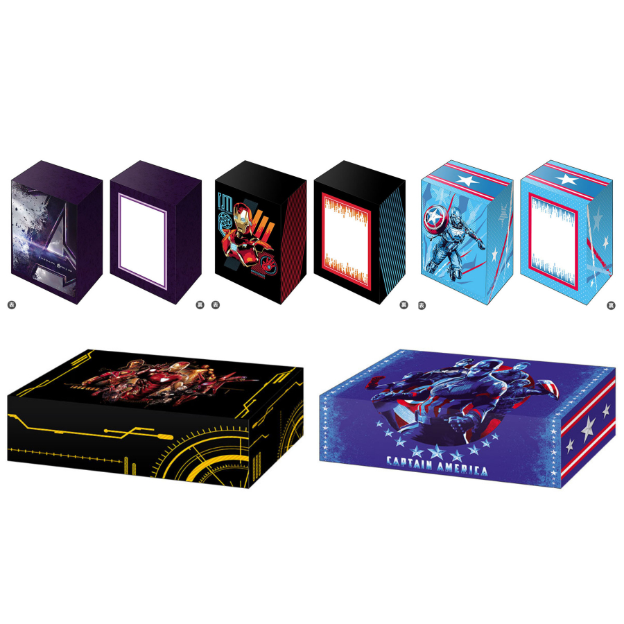 Bushiroad Deck Holder V3 & Storage Box V2 MARVEL : Infinity Saga, Iron ...