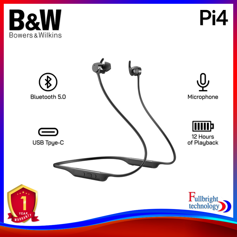 B&W Pi4 Wireless In-Ear By Bowers & Wilkins หูฟังไร้สายแบบอินเอียร์ รับ ...