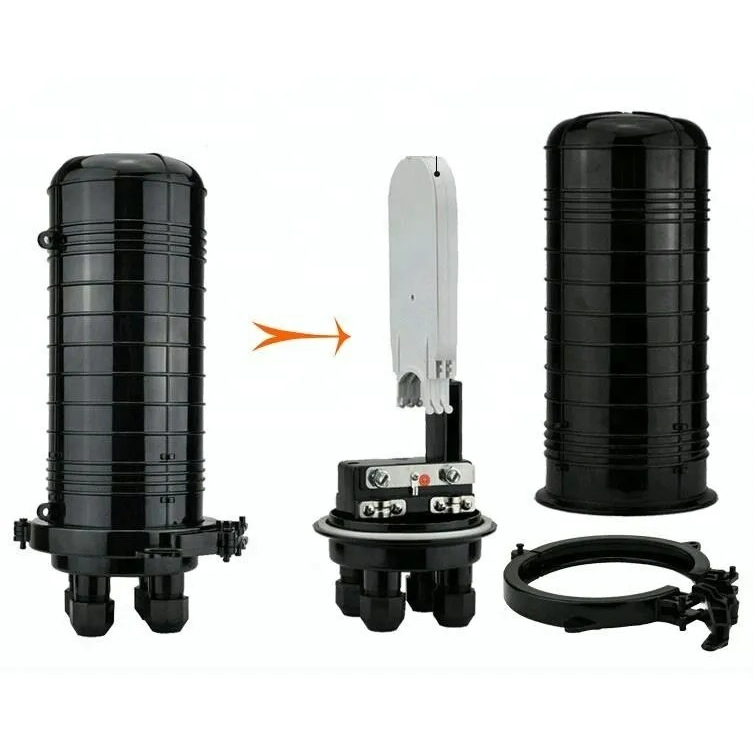 Fiber Optic Closure Splice 12 Core โค้ดเชอร์ กล่องกันน้ำสไปรท์ สายใย ...