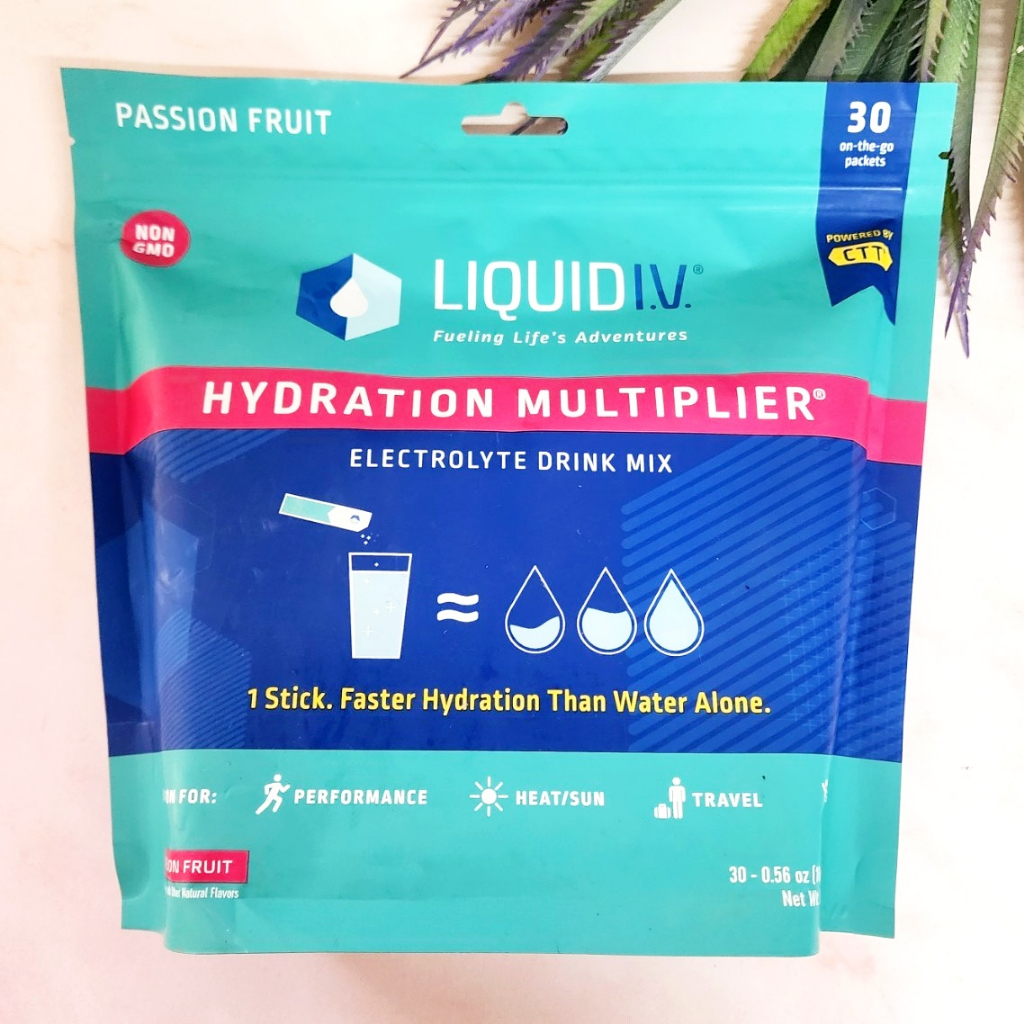 [Liquid I.V.®] Hydration Multiplier Electrolyte Drink Mix 30 On-The-Go ...