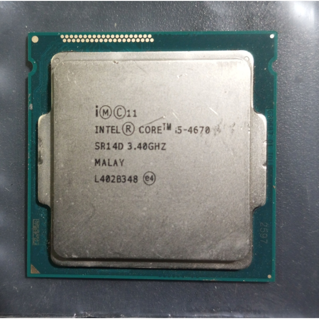 Intel Core i5-4670 3.4GHz 4Cores 4Threads Socket 1150 Gen4 | Shopee ...