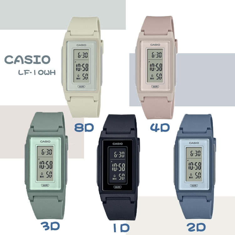แท้ศูนย์ CASIO นาฬิกาข้อมือ GENERAL รุ่น LF-10WH-1DF LF-10WH LF-10 ...